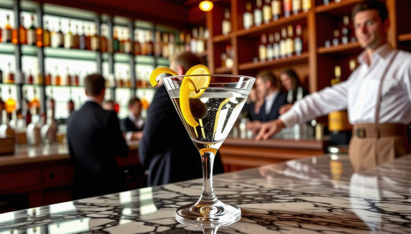 L'histoire fascinante du cocktail Martini - barlacalle.fr