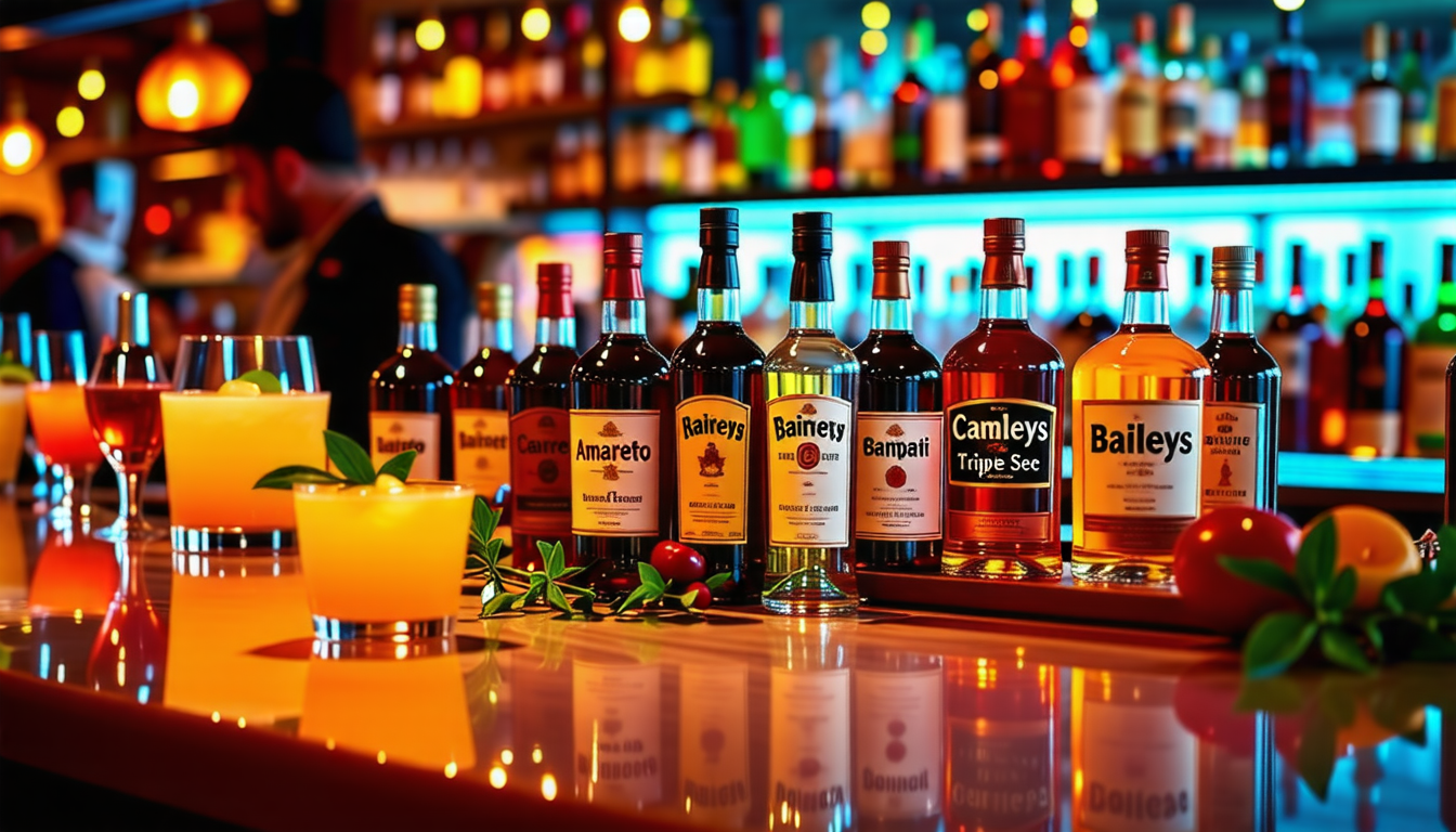 Liqueurs : incontournables des bars à cocktails nocturnes - barlacalle.fr